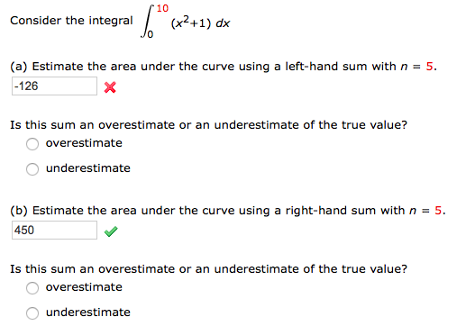 Solved Consider the integral integral_0^10 (x^2 +1) dx | Chegg.com Solved Consider the integral integral_0^10 (x^2 +1) dx | Chegg.com