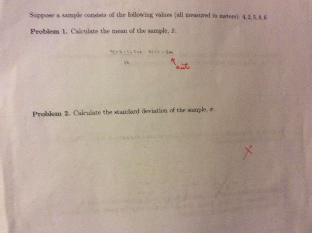 Solved Suppose a sample consists of the following values | Chegg.com