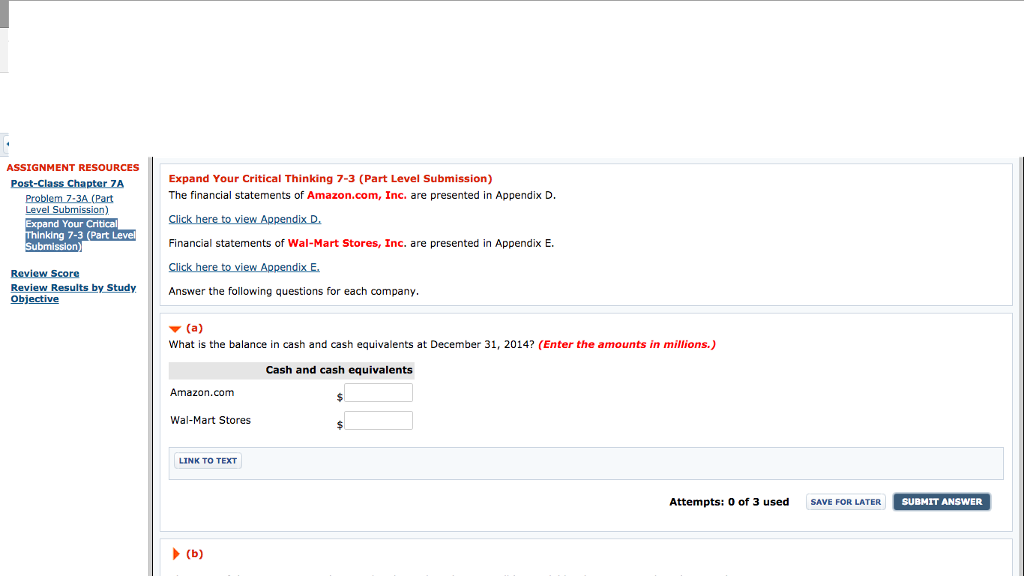Solved ASSIGNMENT RESOURCES Expand Your Critical Thinking | Chegg.com