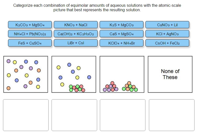 Solved Categorize each combination of equimolar amounts of | Chegg.com