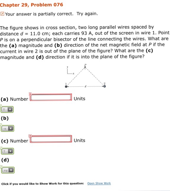 Solved The Figure Shows In Cross Section Two Long Parallel