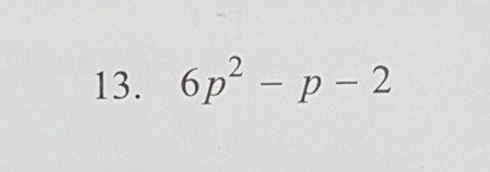 Solved 13. 6p2 p 2 | Chegg.com