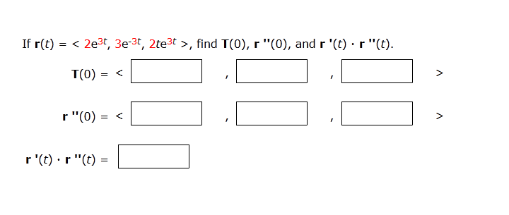 Solved If r(t) = , find T(0), r | Chegg.com