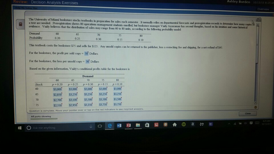 Solved please show me steps to help me solve this problem. | Chegg.com