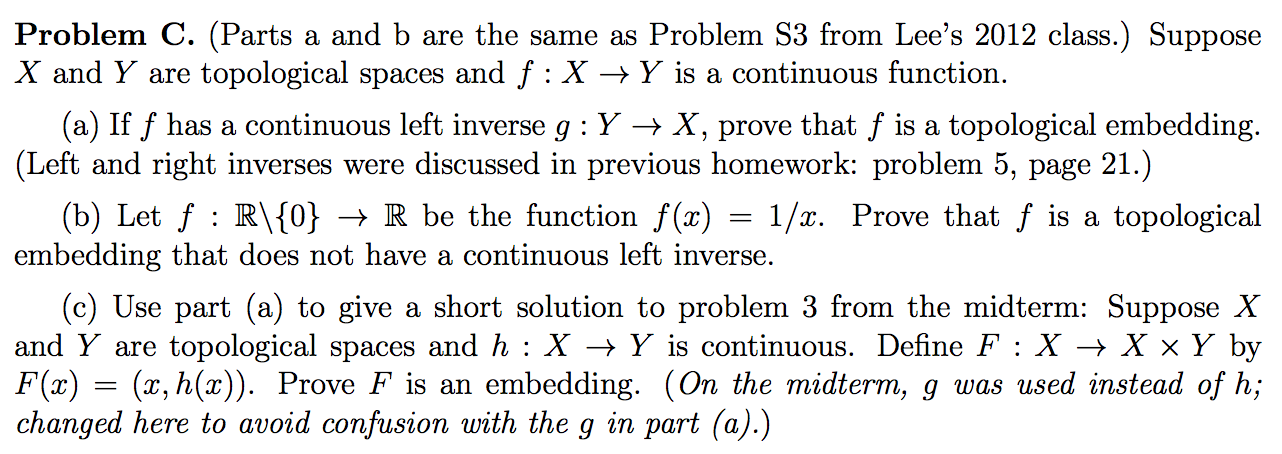 Solved Problem C. (Parts a and b are the same as Problem S3 | Chegg.com