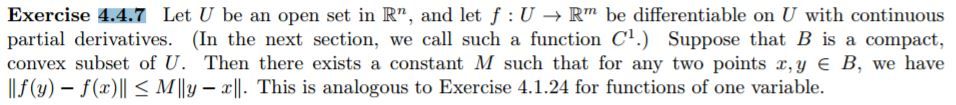 Solved Let U be an open set in R^n, and let f: U rightarrow | Chegg.com