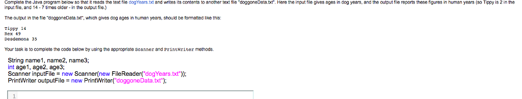 Solved The following code uses a printwriter object to write | Chegg.com