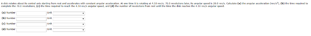 Solved A disk rotates about its central axis starting from | Chegg.com