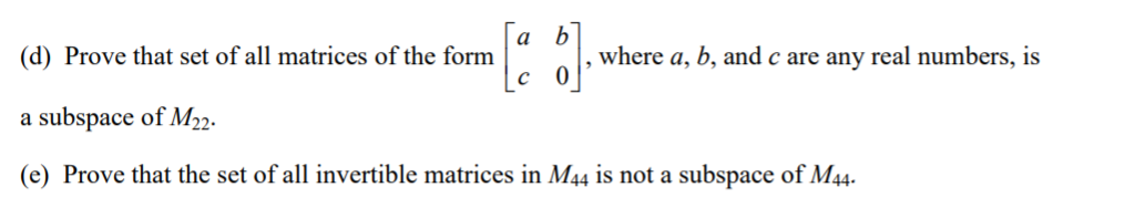 Solved 1. Mnn (the set of all nxn matrices with real | Chegg.com