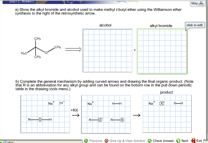 Solved Show the alkyl bromide and alcohol used to make | Chegg.com