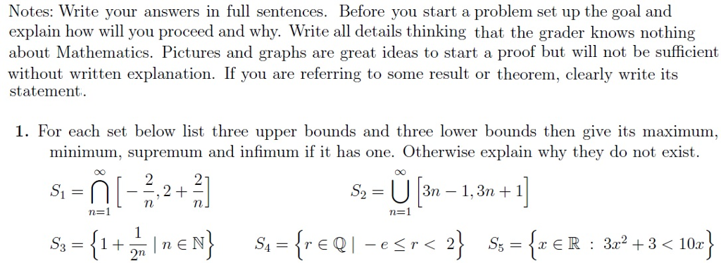 Solved This is an advanced calculus question. I have | Chegg.com