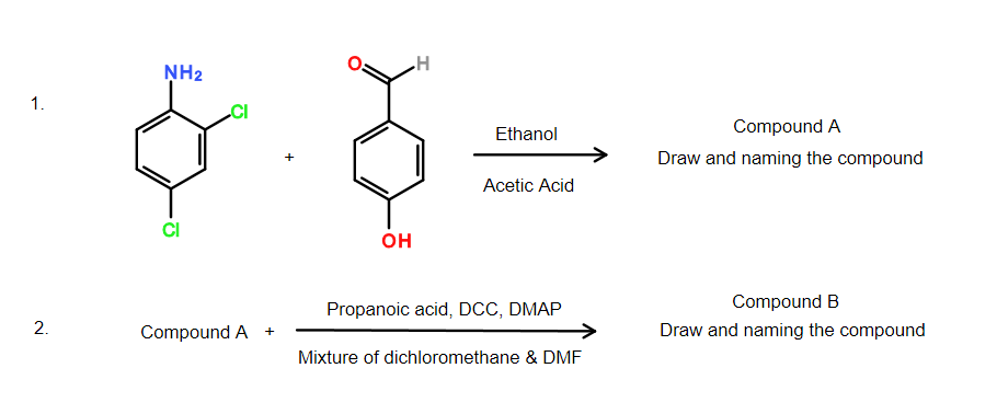 Solved NH2 CI Compound A Draw and naming the compound | Chegg.com