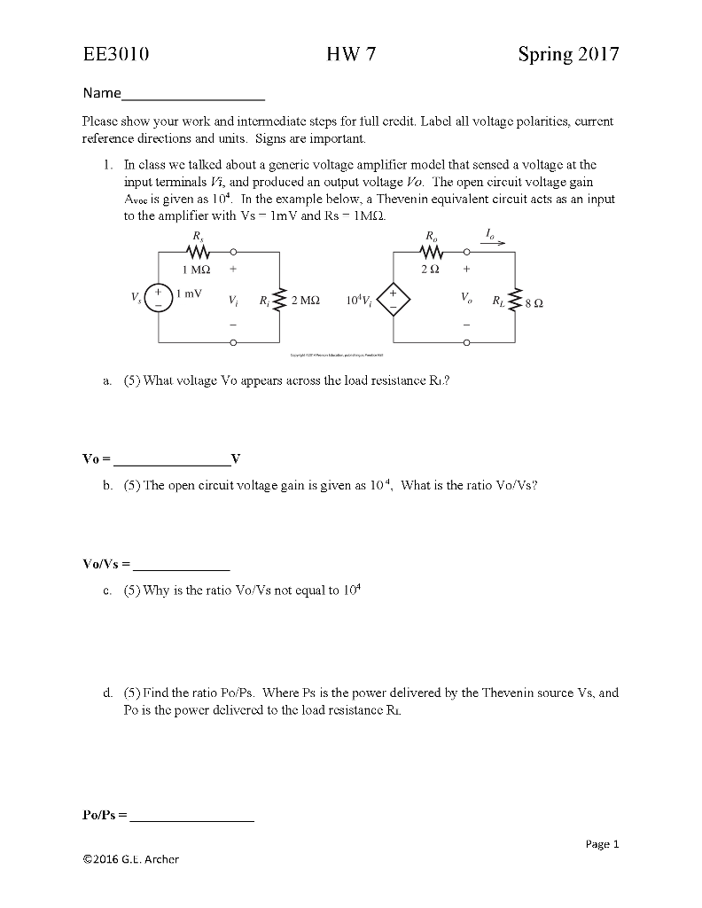Solved Show your work and intermediate steps for full credit | Chegg.com