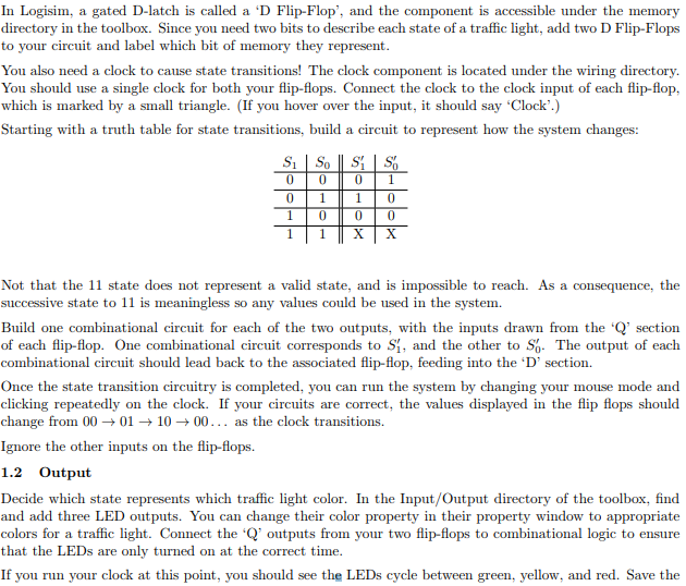 Solved In Logisim, a gated D-latch is called a 'D | Chegg.com