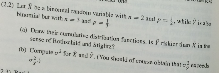 Solved Let X be a binomial random variable with n = 2 and p | Chegg.com