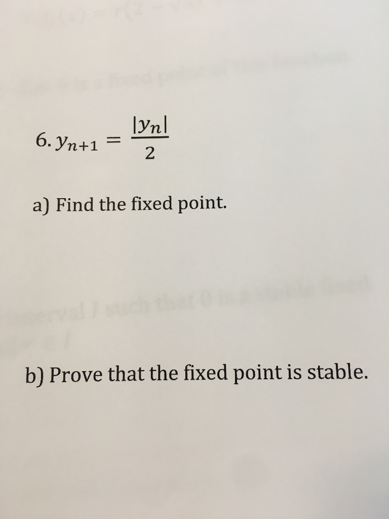 Solved 2x 3. f(x) ?+1 a) Find all fixed points of this | Chegg.com