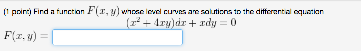 Solved Find a function F(x,y) whose level curves are | Chegg.com