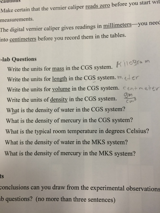 Solved Write the units for mass in the CGS system. Write | Chegg.com