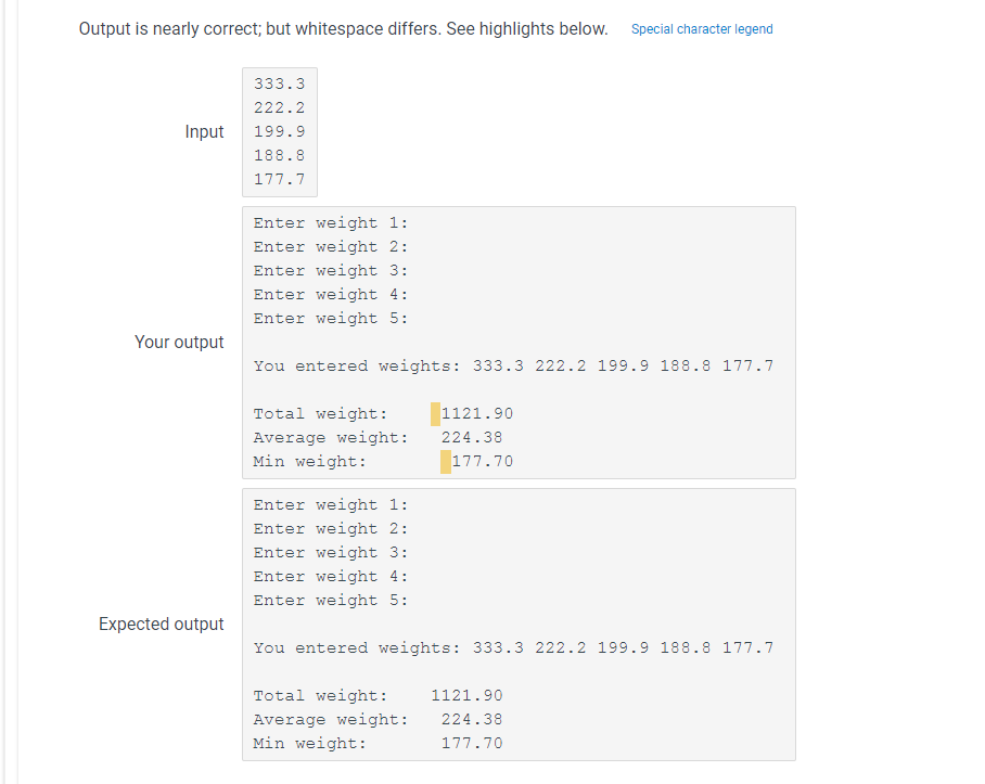Solved Question? Can anyone tell me how to fix Space: | Chegg.com