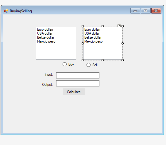 Solved Use varieties of windows form tools/controls to | Chegg.com