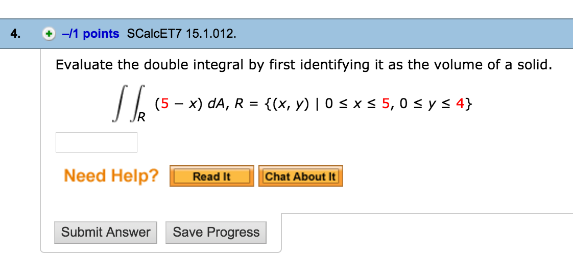 Solved Evaluate the double integral by first identifying it | Chegg.com
