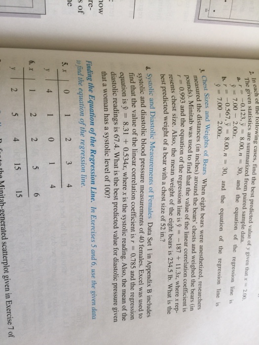 Solved In Each Of The Following Cases Find The Best 