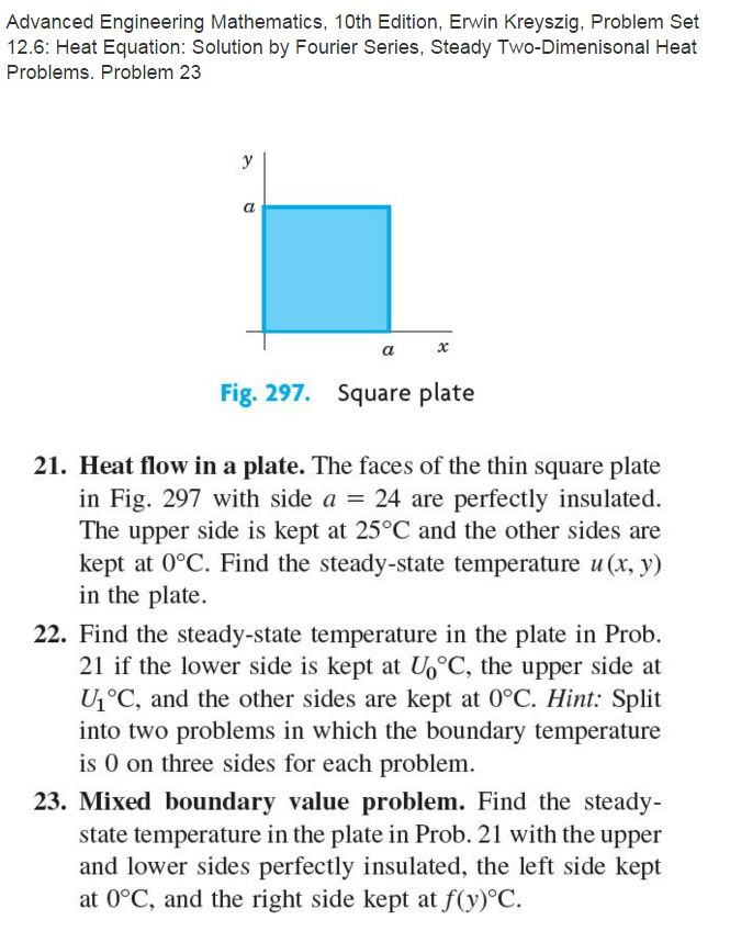 Solved Advanced Engineering Mathematics, 10th Edition, Erwin | Chegg.com
