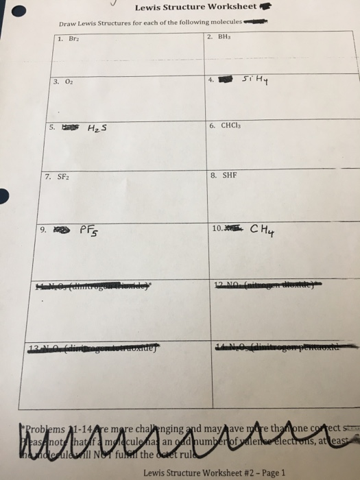 Solved Draw Lewis Structures for each of the following | Chegg.com
