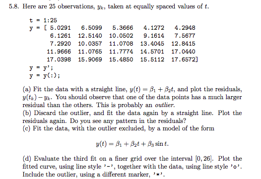 From the textbook numerical computing with Matlab | Chegg.com