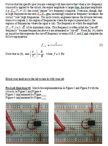 Solved Pre-Lab Question #1: For the circuit in Figure 3, | Chegg.com