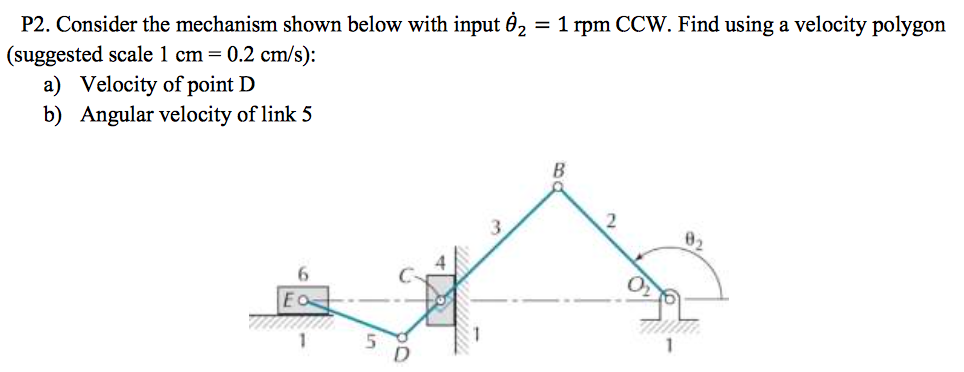 Solved Consider the mechanism shown below Find using a | Chegg.com