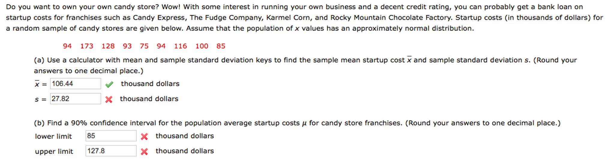 Solved Do You Want To Own Your Own Candy Store Wow With Chegg Solved Do You Want To Own Your Own Candy Store Wow With Chegg