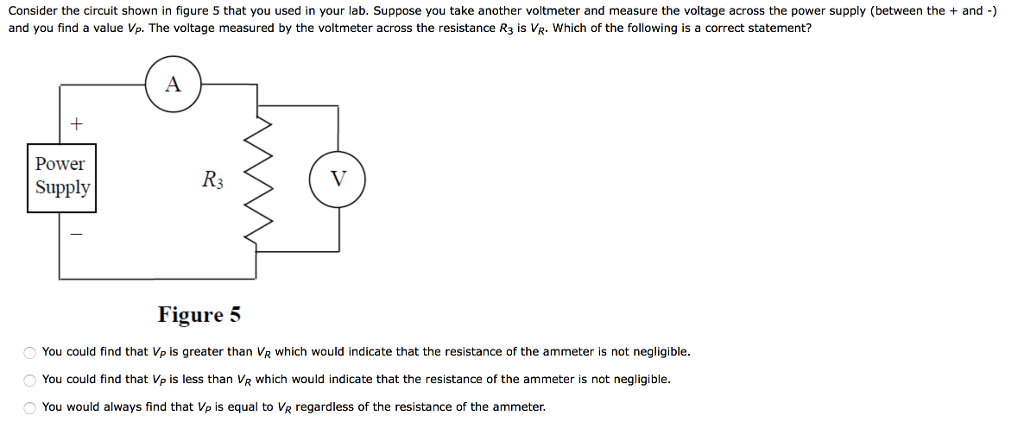 Solved Consider the circuit shown in figure 5 that you used | Chegg.com