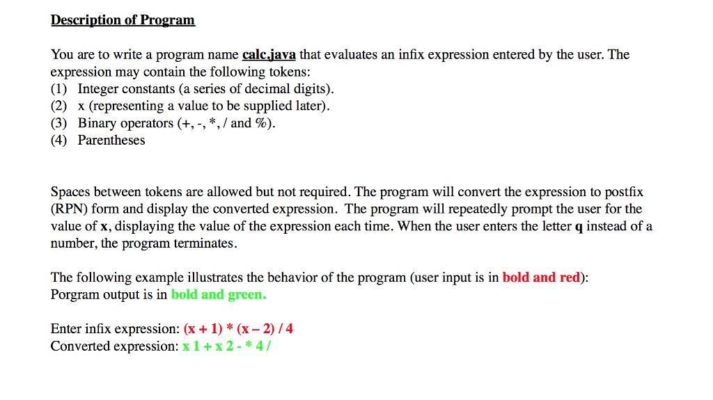Solved Description Of Program You Are To Write A Program