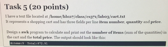 Solved CS 371 and NET 371 - UNIX - Lab;3 Summary In this | Chegg.com