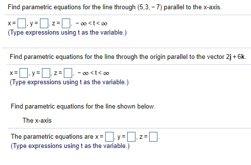 Solved Find parametric equations for the line through | Chegg.com