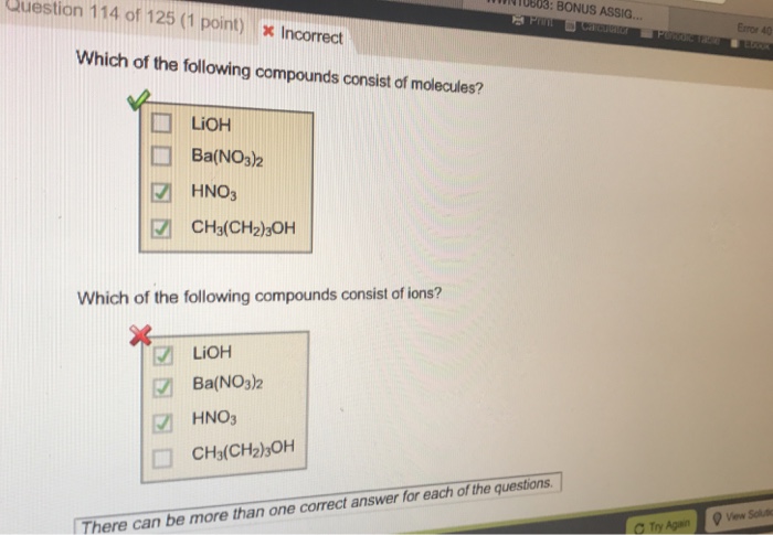 Solved Which of the following compounds consist of | Chegg.com