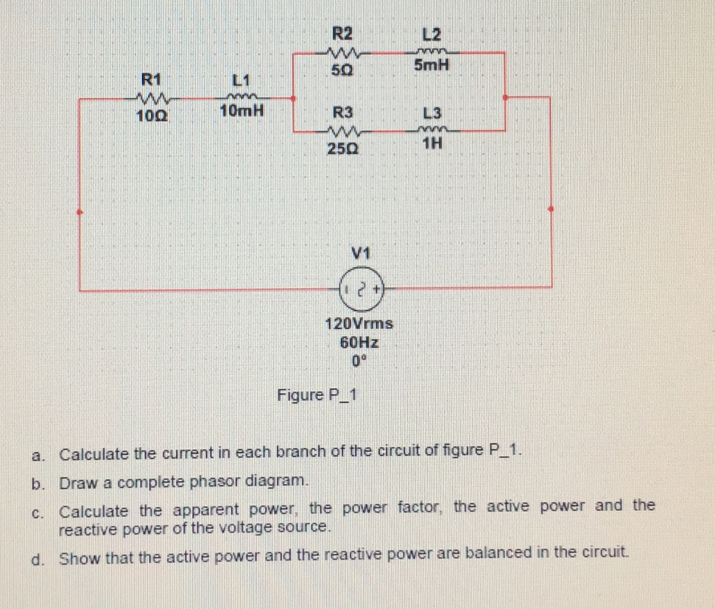 Solved Calculate the current in each branch of the circuit | Chegg.com