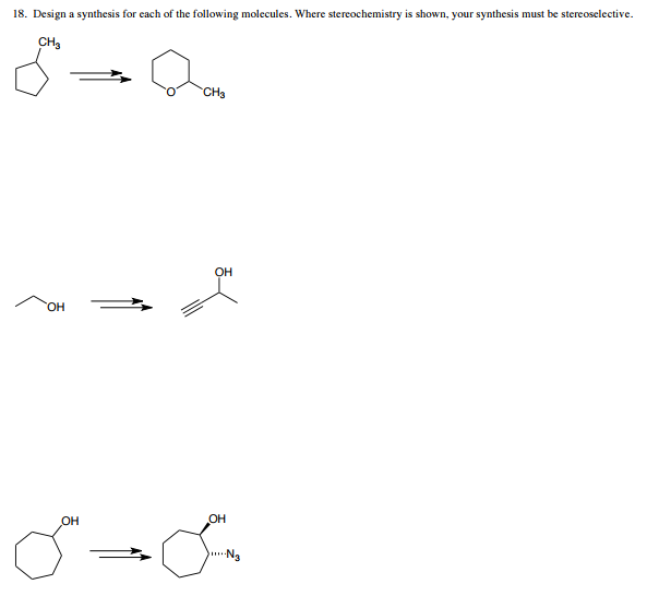 Solved Design a synthesis for each of the following | Chegg.com