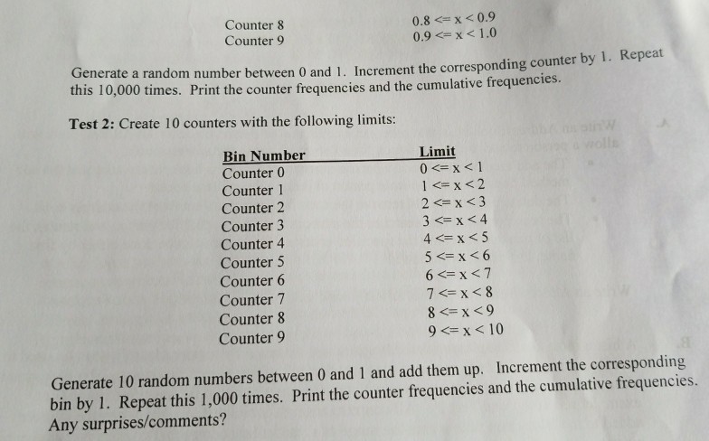 Solved B. A histogram is used to plot tabulated frequencies. | Chegg.com
