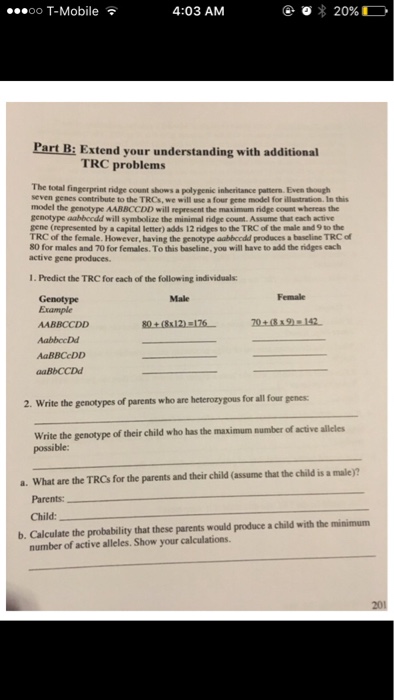 Solved 4:03 AM o 20% D oo T-Mobile r Part B: Extend your | Chegg.com