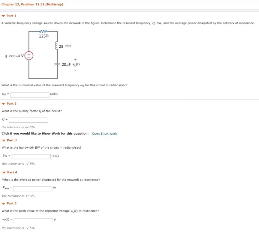 Solved Chapter 12, Problem 12.52 (Multistep) Part 1 A | Chegg.com