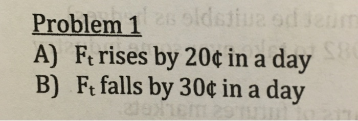 Solved Problem 1 A company enters into a short futures | Chegg.com