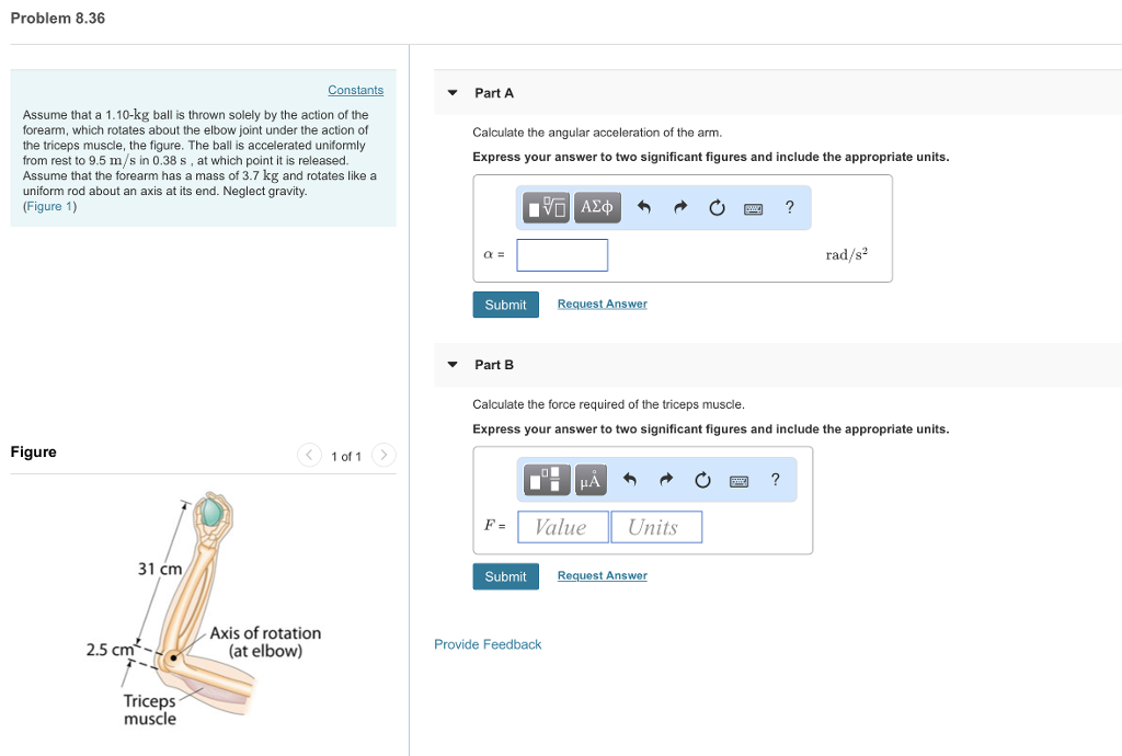 Solved Problem 8.36 Constants Part A Assume that a 1.10-kg | Chegg.com
