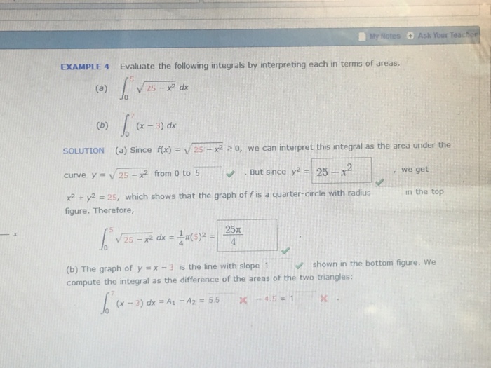 Solved Evaluate the following integrals by interpreting each | Chegg.com