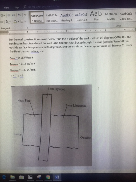 Solved View Help ? AaBbCcD AaBbCcDcA 1 Normal 1No Spac.. | Chegg.com