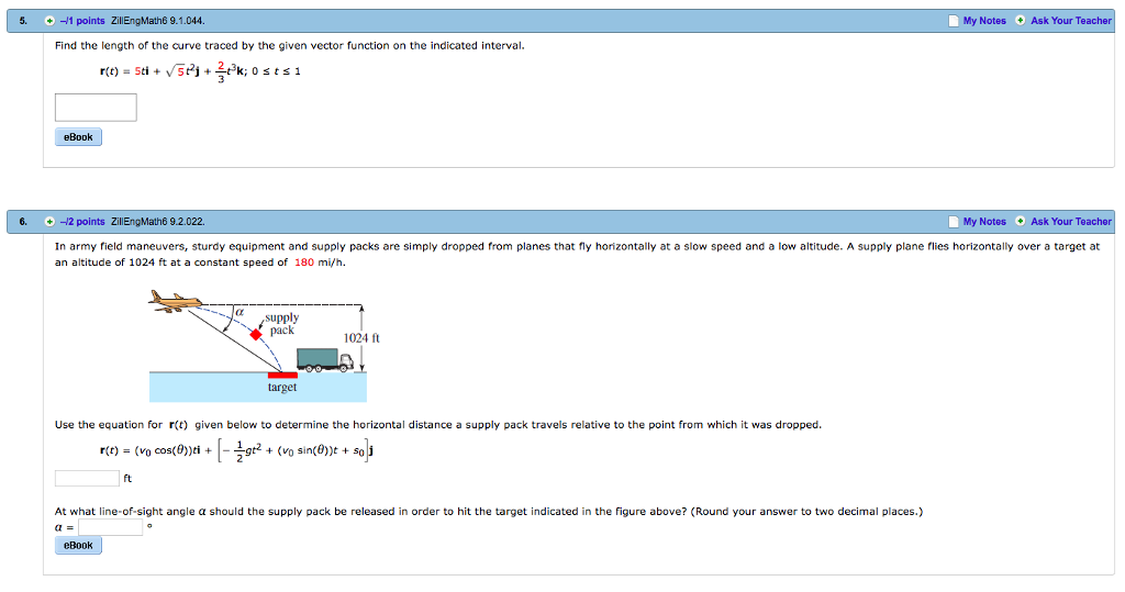 Solved My Notes Ask Your Teache 5. ÷ -11 points ZilEngMath6 | Chegg.com