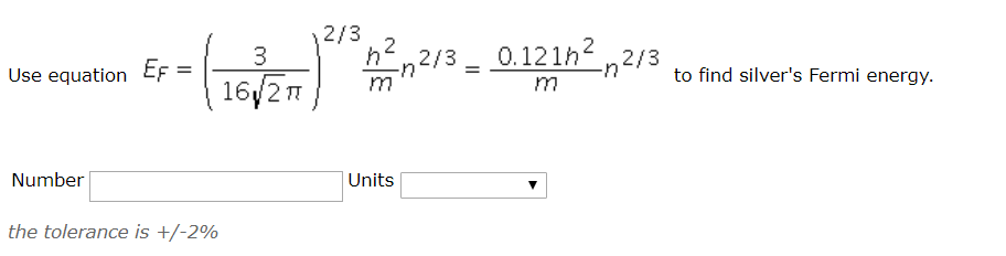 Solved 2/3 2n2/3 o.121h2 Use equation F = n 2, to find | Chegg.com