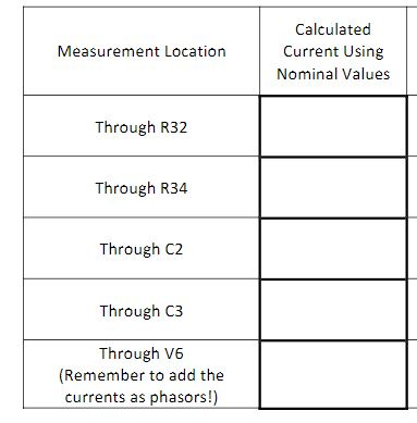Solved R34 C3 0.01uF R32 C2 5kHz 0° V6 | Chegg.com