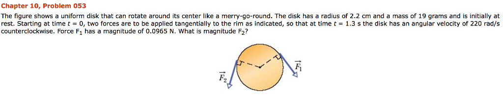 Solved Chapter 10, Problem 053 The figure shows a uniform | Chegg.com